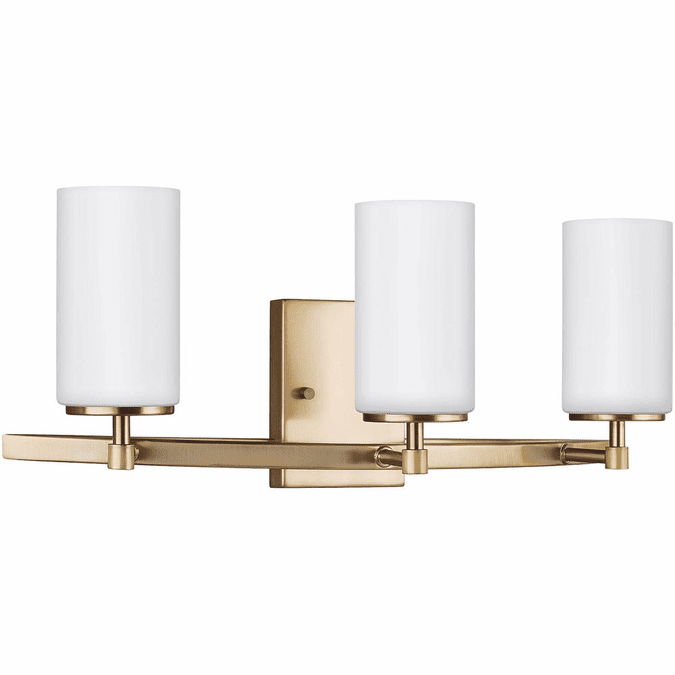 Generation Lighting 4424603-848 Alturas Contemporary Satin Brass 3 ...
