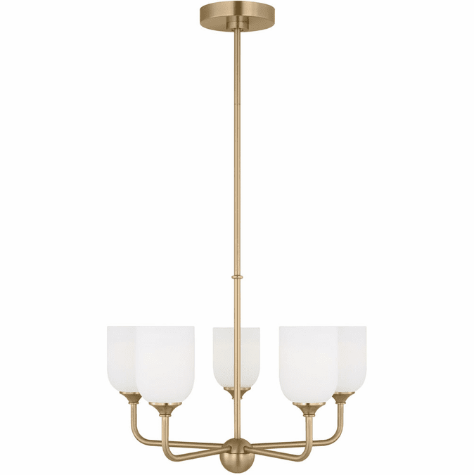 Generation Lighting GLC1085SB Emile Modern Satin Bronze Mini Chandelier ...