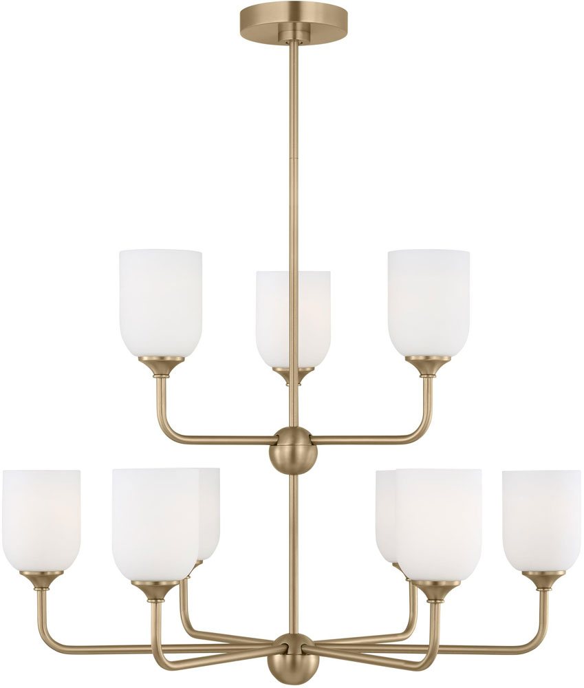 Generation Lighting GLC1109SB Emile Contemporary Satin Bronze ...