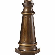 Generation Lighting POSTBASE BK Outdoor Post Base Black Post Mount ...