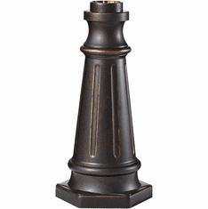 Generation Lighting POSTBASE BK Outdoor Post Base Black Post Mount ...