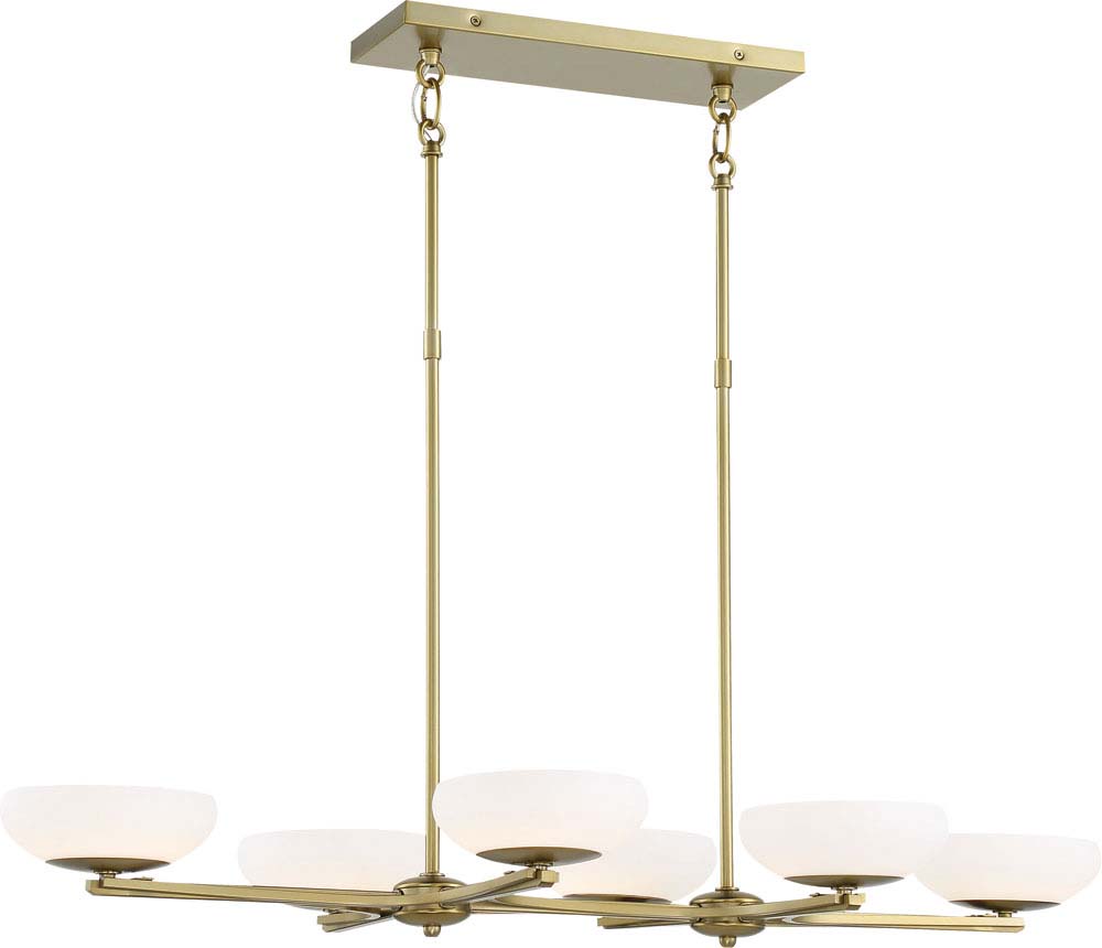 George Kovacs P1466-695-L Scale Contemporary Soft Brass Island Light ...