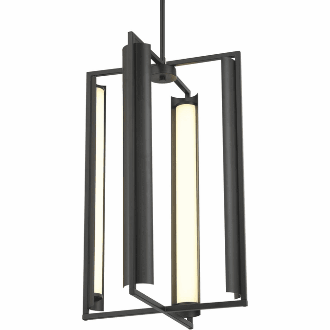 George Kovacs P1555-66A-L Trizay Modern Coal LED Entryway Light Fixture ...