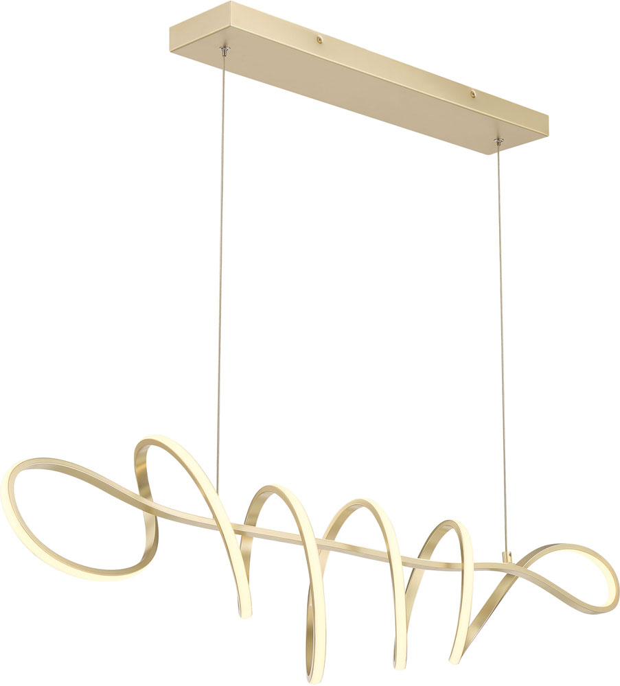 George Kovacs P5439-697-L Astor Contemporary Soft Gold LED Kitchen ...