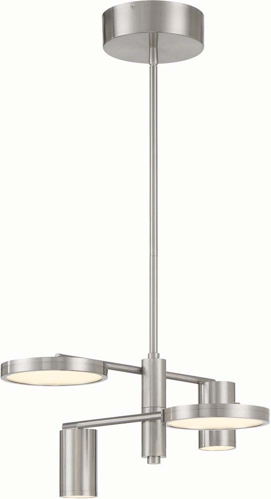 George Kovacs P5494-084-L Swivel Modern Brushed Nickel LED Mini ...