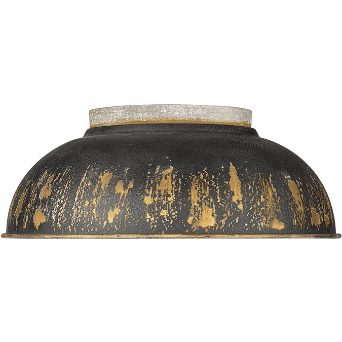 Golden Lighting 0865-FM AGV-ABI Kinsley Retro Aged Galvanized Steel ...