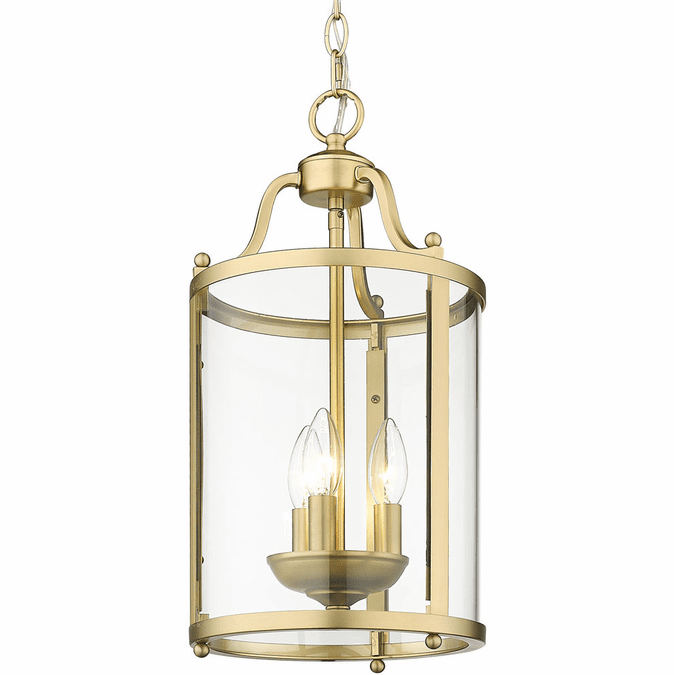 Golden Lighting 1157-3P BCB Payton Brushed Champagne Bronze Foyer Light ...