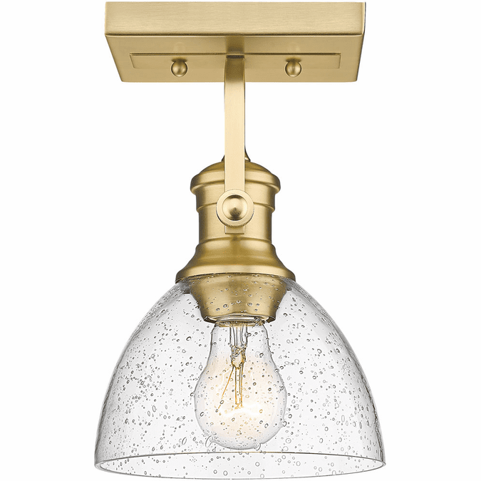 Golden Lighting 3118-1SF BCB-SD Hines Contemporary Brushed Champagne ...