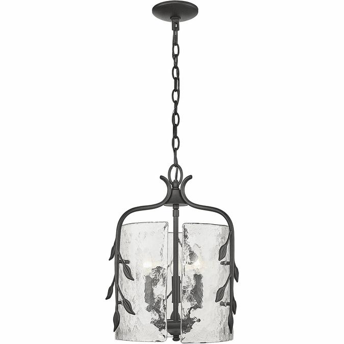 Golden Lighting 3160-3P NB-HWG Calla Contemporary Natural Black Ceiling ...