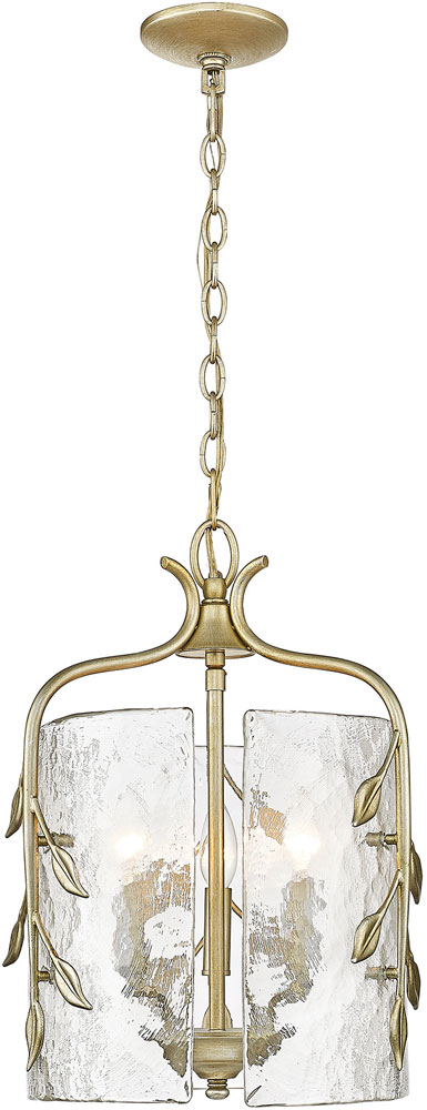 Golden Lighting 3160-3P WG-HWG Calla Modern White Gold Drop Lighting ...