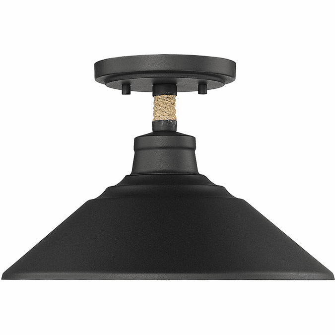 Golden Lighting 3318-SF NB Journey Modern Natural Black Ceiling Light ...
