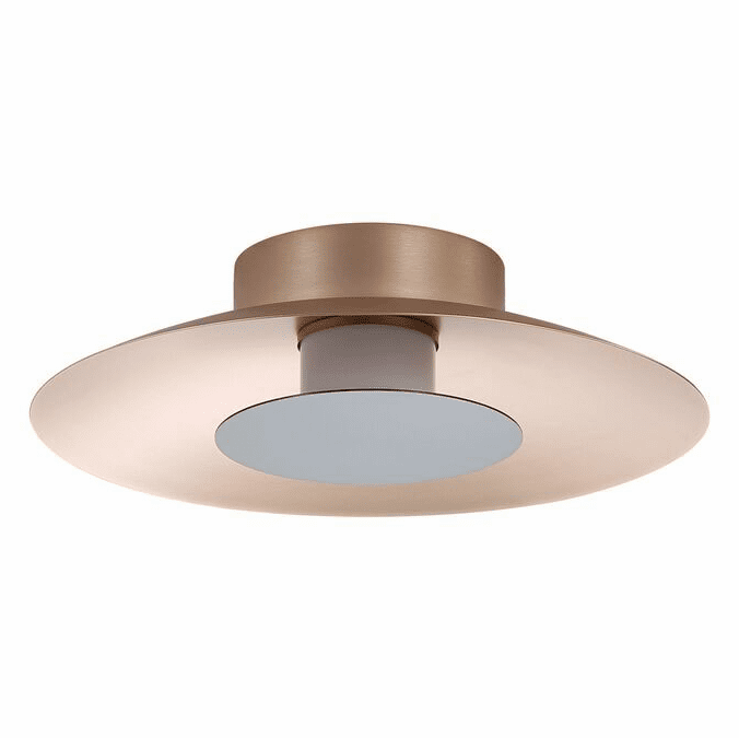 Golden Lighting 6400-FM12 FRG-GRA Luma Modern French Gold LED Ceiling ...