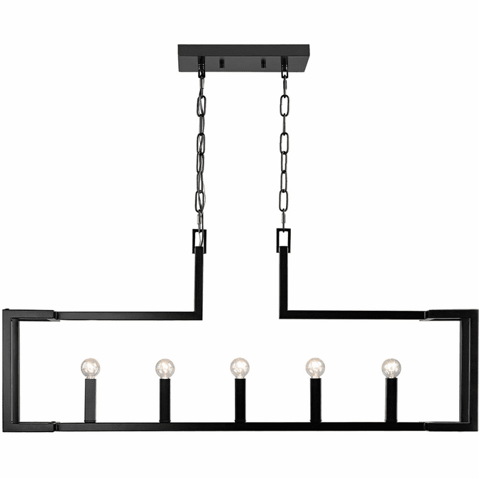 Black Island Light Fixture