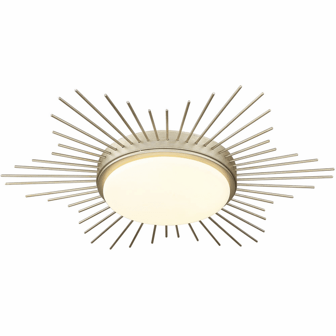 Golden Lighting 9126-FM18 WG-OP Kieran Contemporary White Gold LED ...
