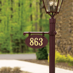 Hanover Lantern R725 Ladder Rest Sign Exterior Address Number Sign ...