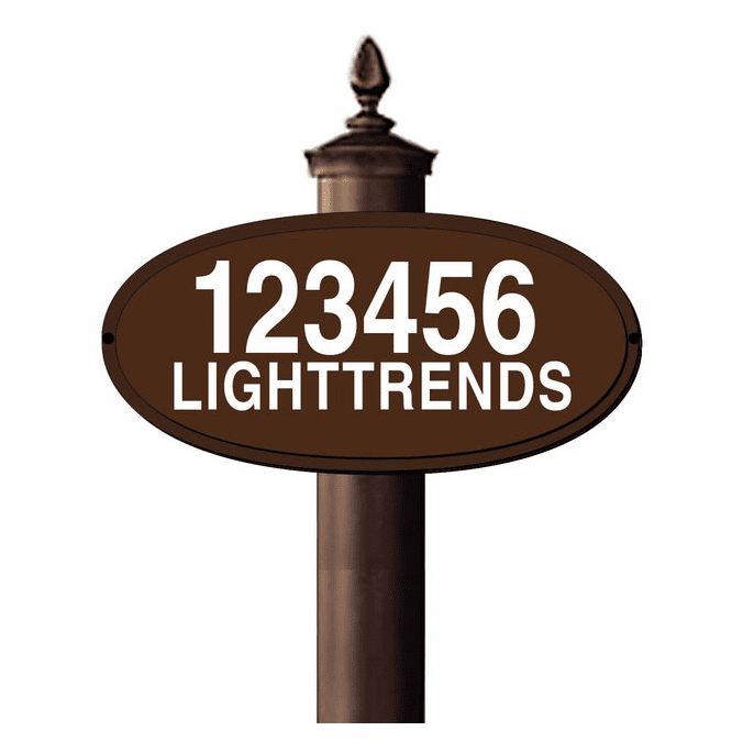Hanover Lantern 721 Ladder Rest Sign Outdoor Address Number Sign - HAN-721