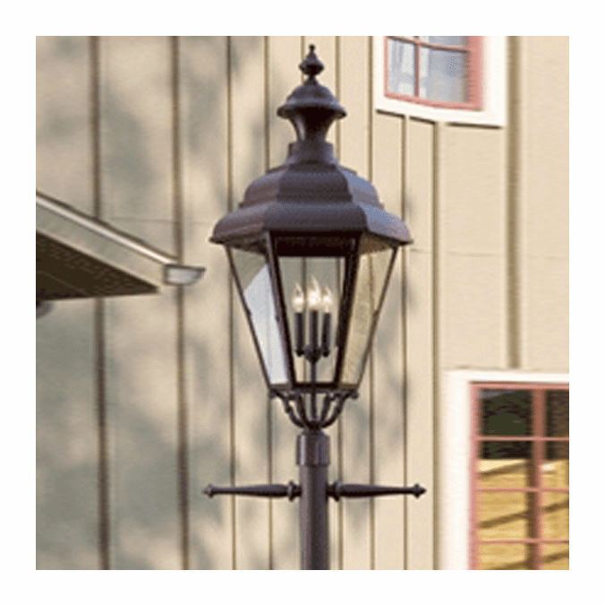 Hanover Lantern B30830 Jamestown Grande Traditional Exterior Post Light ...