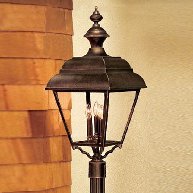Hanover Lantern B31830 Plymouth Grande Traditional Outdoor Post ...