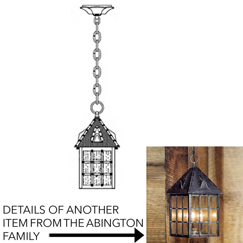 Hanover Lantern B8020 Abington Small Traditional Outdoor Hanging Light - HAN-B8020