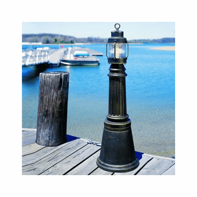 Hanover Lantern B8646 Avalon Small Nautical Outdoor Bollard - HAN-B8646