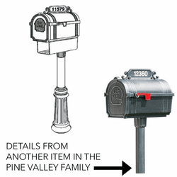 Mailboxes - Traditional Outdoor Mailbox - Decorative Mailbox