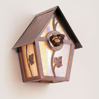Hi-Lite Manufacturing H-1E-B 8" Wide Exterior Sconce Lighting - HLT-H-1E-B