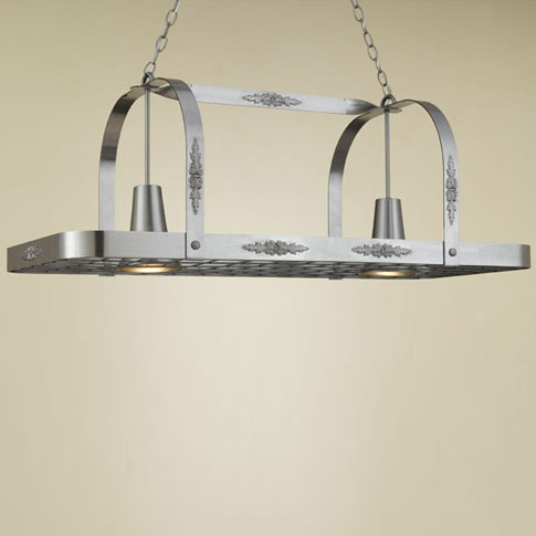Hi-Lite Manufacturing H-24Y-D 15" Wide Pot Rack Island Light Fixture ...