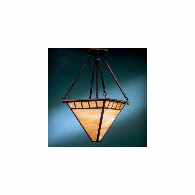 Hi-Lite Manufacturing H-2860-D Craftsman 15" Wide Hanging Pendant Light ...