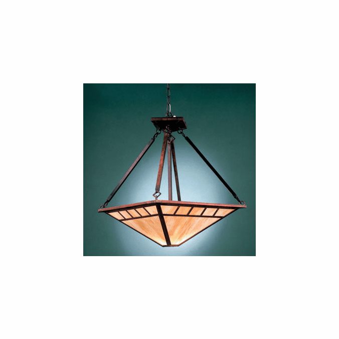 Hi-Lite Manufacturing H-2870-D Craftsman 17" Wide Pendant Hanging Light ...
