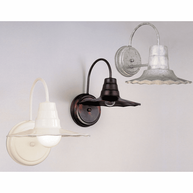 Hi-Lite Manufacturing RLM Radial Shade Outdoor Wall Sconce Lighting ...