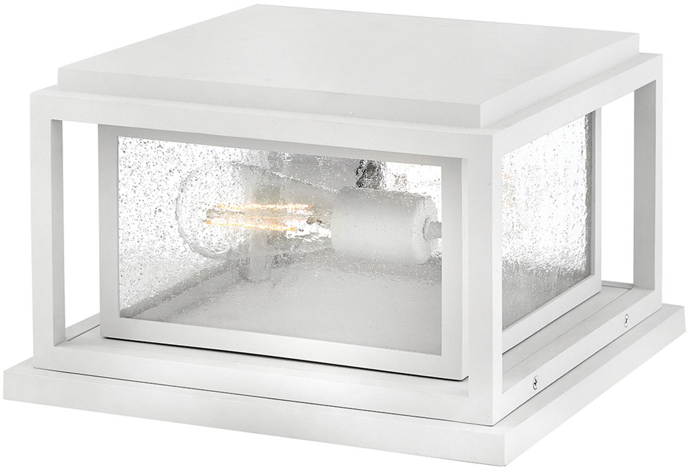 Hinkley 1008TW Republic Textured White LED Pier Mount - HIN-1008TW