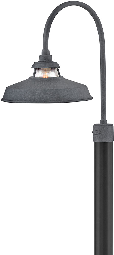 Hinkley 1191DZ Troyer Contemporary Aged Zinc Exterior Pole Lighting ...
