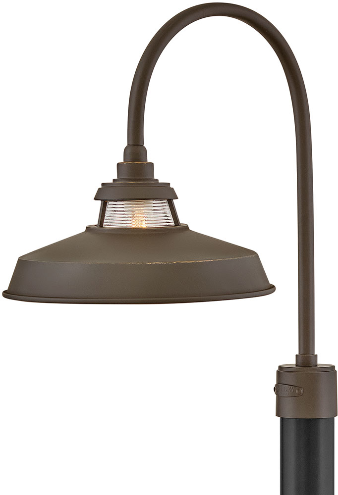 Hinkley 1191OZ Troyer Contemporary Oil Rubbed Bronze Exterior Post Lamp ...