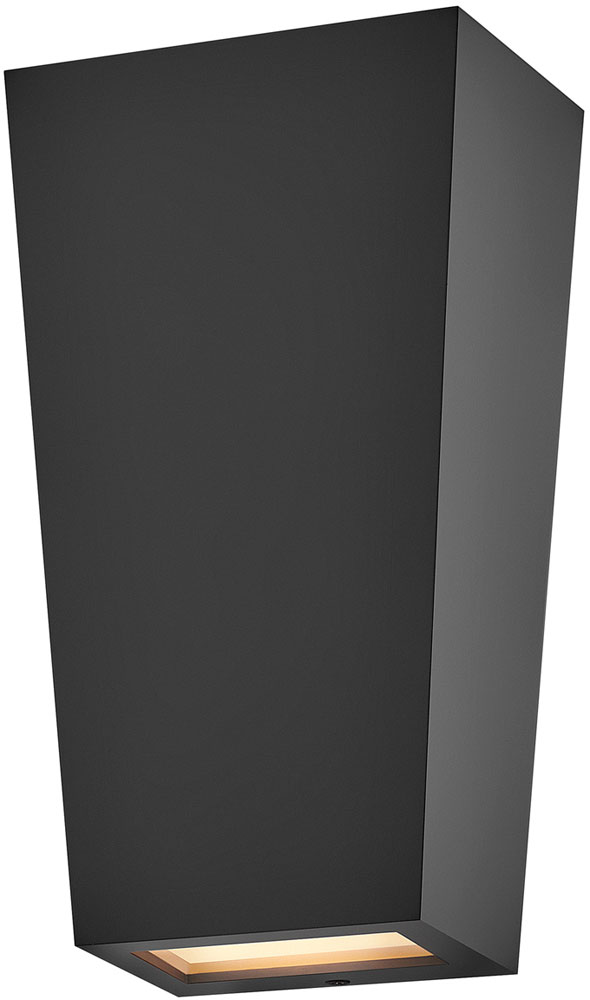 Hinkley 13020BK-LL Cruz Contemporary Black LED Small Outdoor Lighting ...