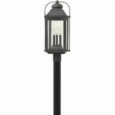 Hinkley 1854DZ-LL Anchorage Modern Aged Zinc LED 9" Outdoor Wall ...