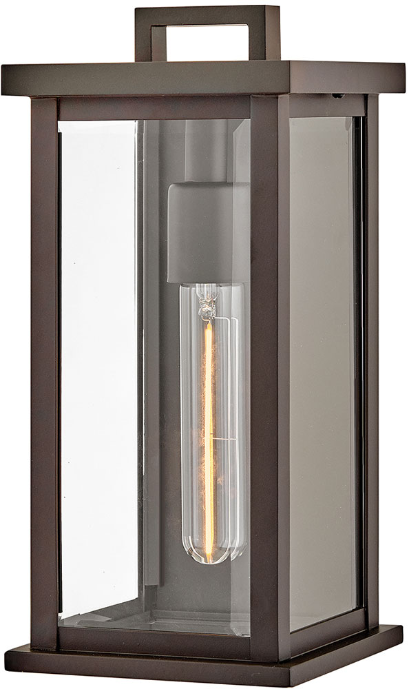 Hinkley 20016oz Weymouth Modern Oil Rubbed Bronze Led Outdoor Wall