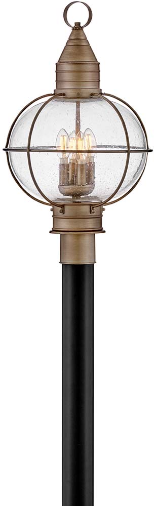 Hinkley 2201BU Cape Cod Nautical Burnished Bronze LED Outdoor Post ...