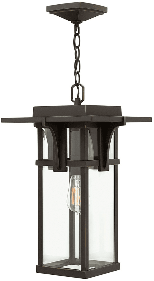 Hinkley 2322OZ Manhattan Contemporary Oil Rubbed Bronze LED Outdoor ...