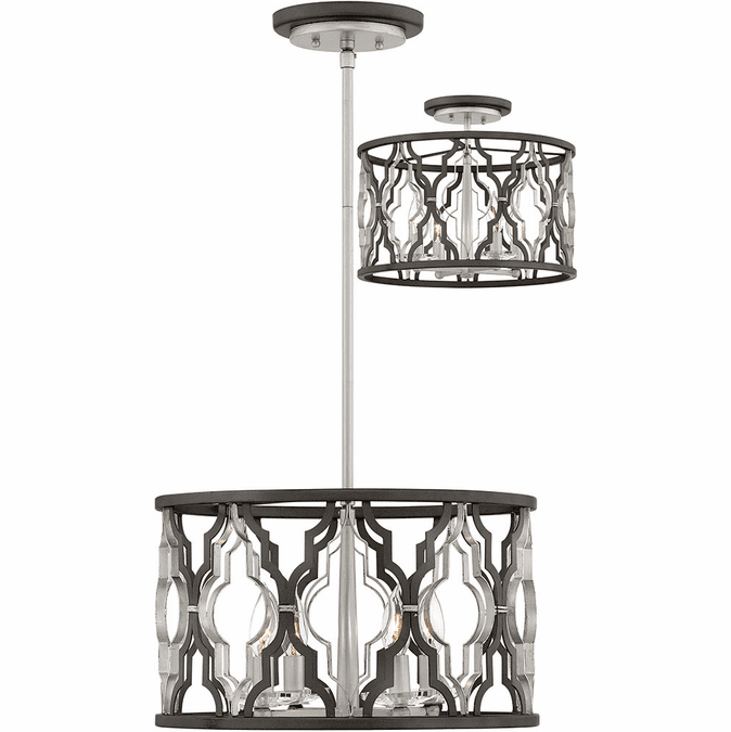 Hinkley 3063GG Portico Contemporary Glacial Gold Drum Drop Ceiling ...
