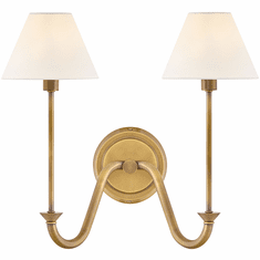 Hinkley 45160BLB Greta Blackened Brass LED Wall Lamp - HIN-45160BLB