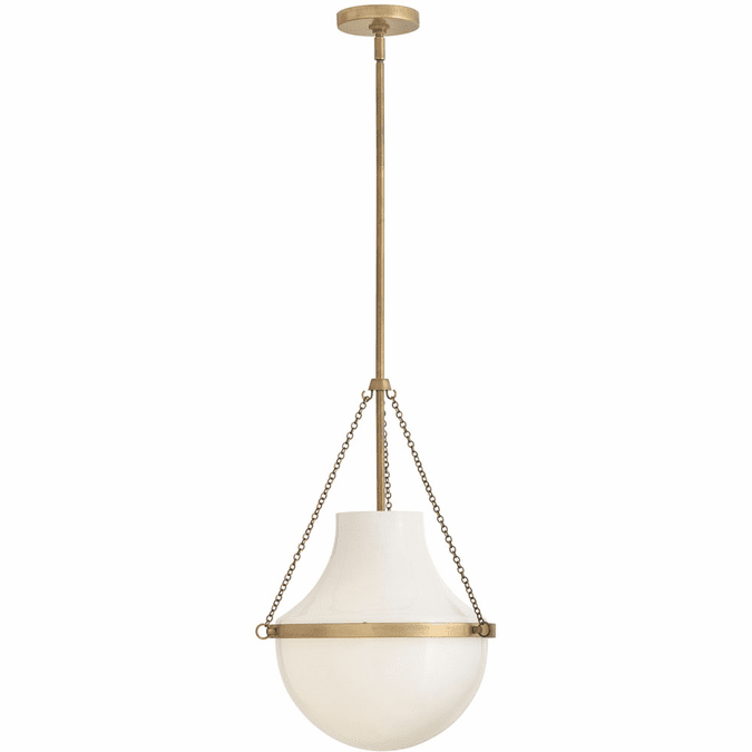 Hinkley 46897HB Collins Modern Heritage Brass LED 15" Pendant Light ...