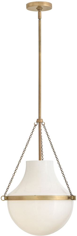 Hinkley 46897HB Collins Modern Heritage Brass LED 15" Pendant Light ...