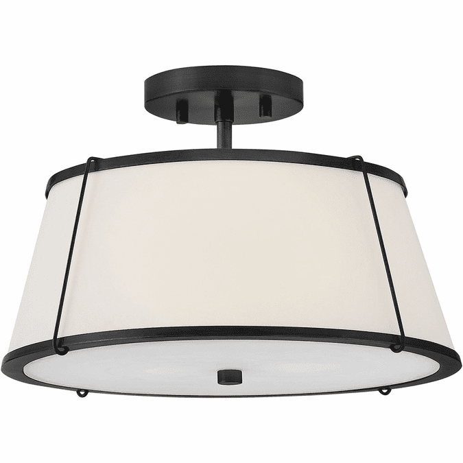 Hinkley 4893BK Clarke Black LED Overhead Light Fixture - HIN-4893BK