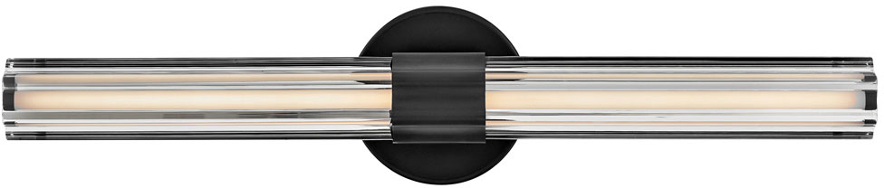 Hinkley 51312BK Georgette Modern Black LED Bath Lighting Fixture - HIN-51312BK