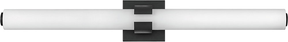 Hinkley 53063BK Aiden Contemporary Black LED 31" Bathroom Sconce Lighting - HIN-53063BK