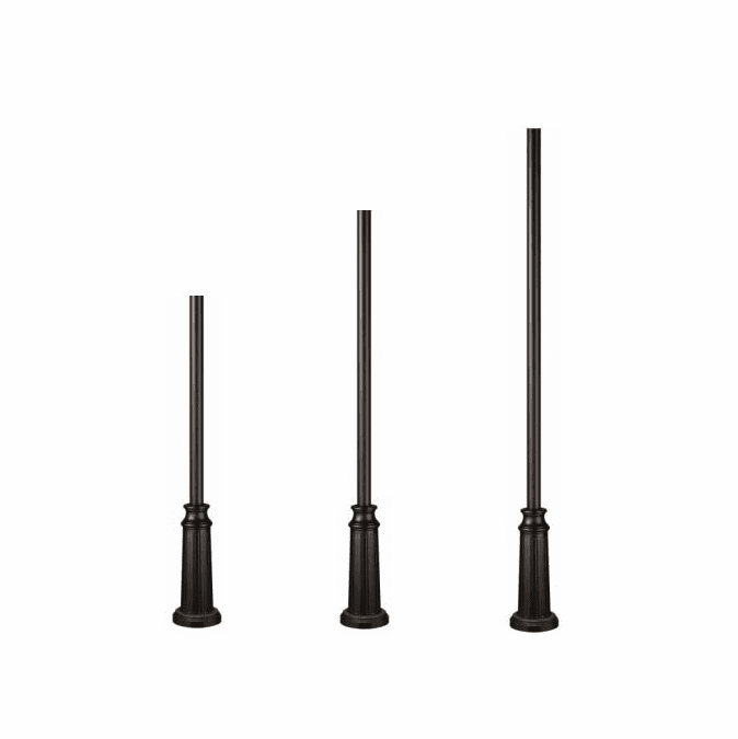 Hinkley Cast Aluminum Light Post - 8 ft. - HIN-6808bk