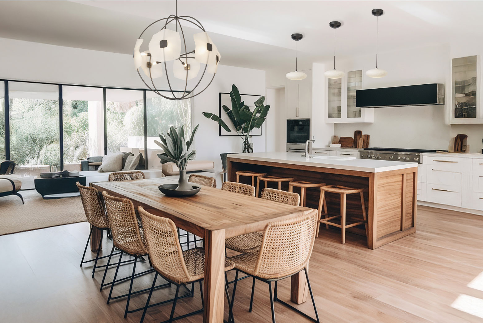 Hubbardton Forge 131148 Clouds LED Square / Rectangular Multi Hanging ...