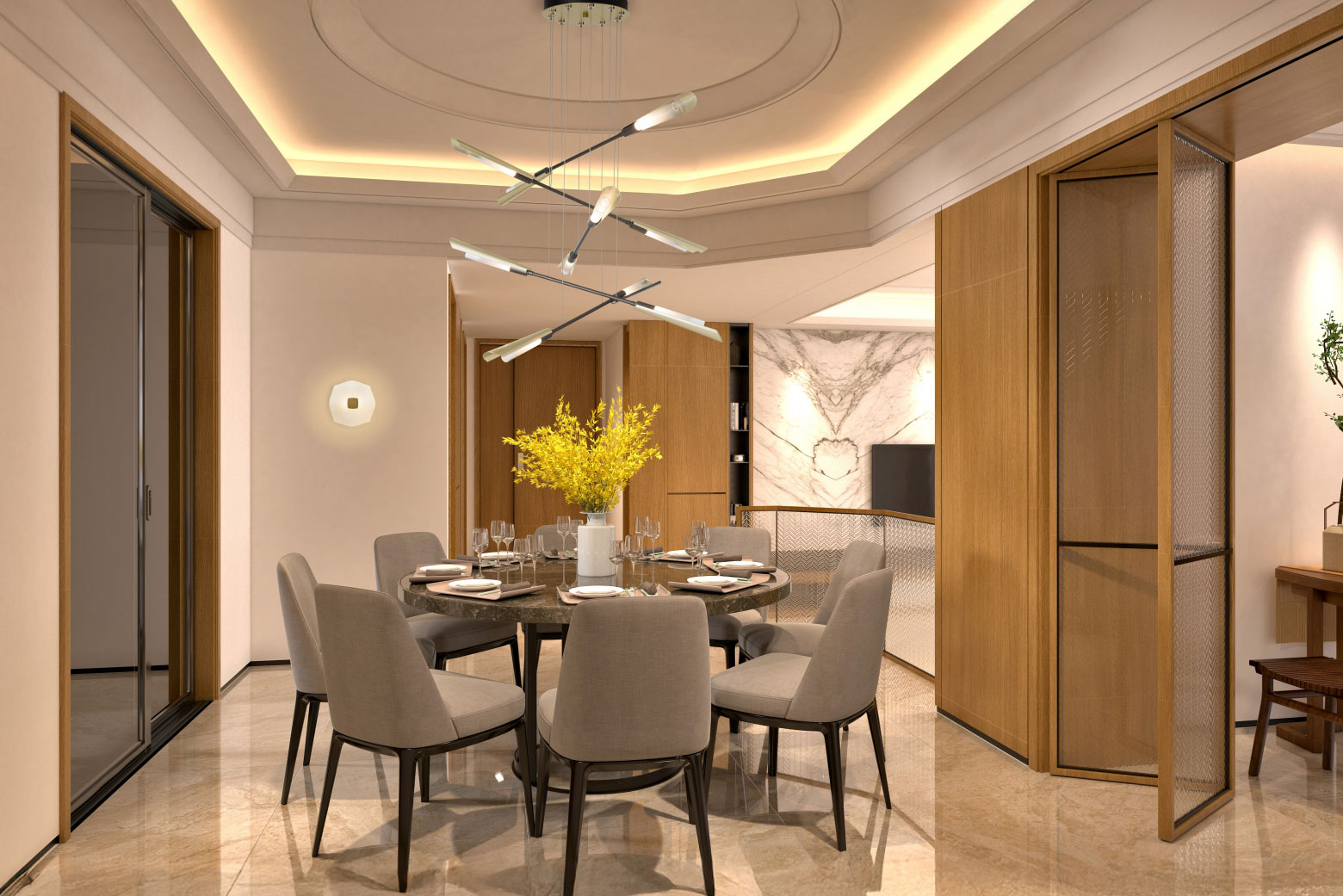 Hubbardton Forge 131412 Flight LED Round Multi Lighting Pendant - HUB ...