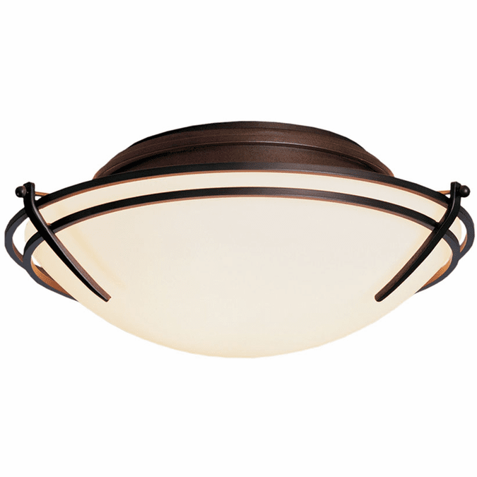 Hubbardton Forge 124402 Tryne Flush-Mount Ceiling Light - HUB-124402