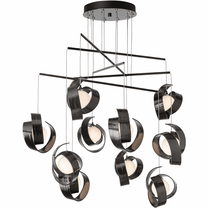 Hubbardton Forge 131158 Riza LED Round Multi Pendant Lighting - HUB-131158
